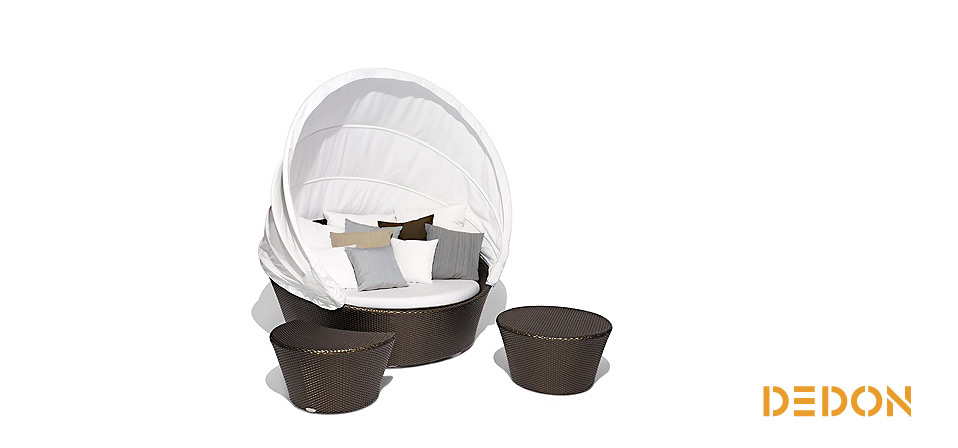 DEDON ORBIT Outdoor-Sofainsel Drifte Wohnform