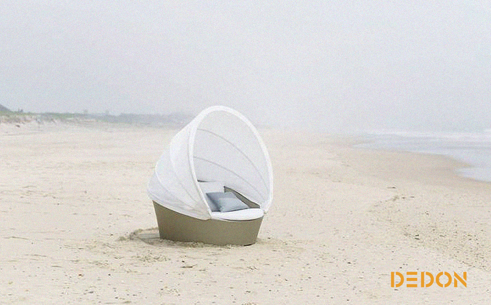 DEDON ORBIT Outdoor-Sofainsel Drifte Wohnform