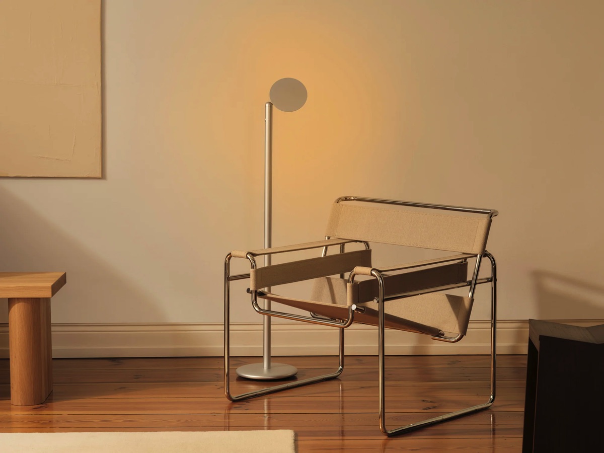 GRAU Stehleuchte PARROT Drifte Wohnform