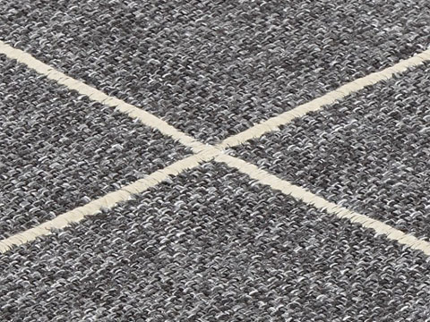 miinu Synthetikfaserteppich Crossline Drifte Wohnform