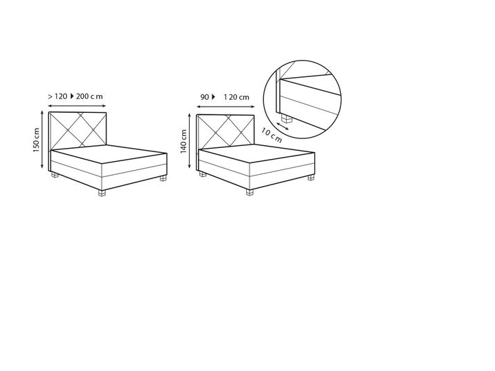 Treca Carat Boxspringbett Drifte Wohnform